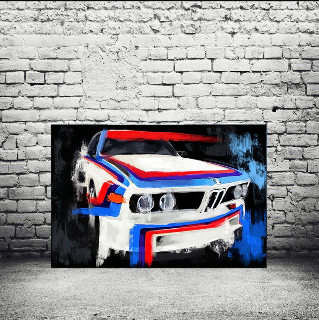 BMW M3 Automotive Art | Performance Car Canvas Print | Race Car Wall ...