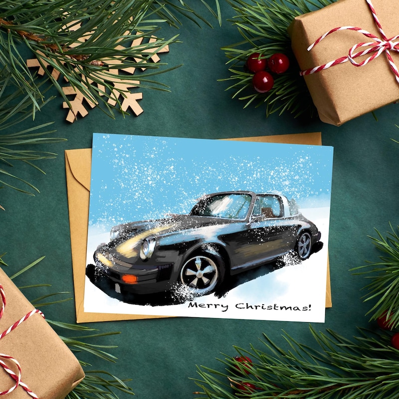 Black Porsche Digital - Etsy