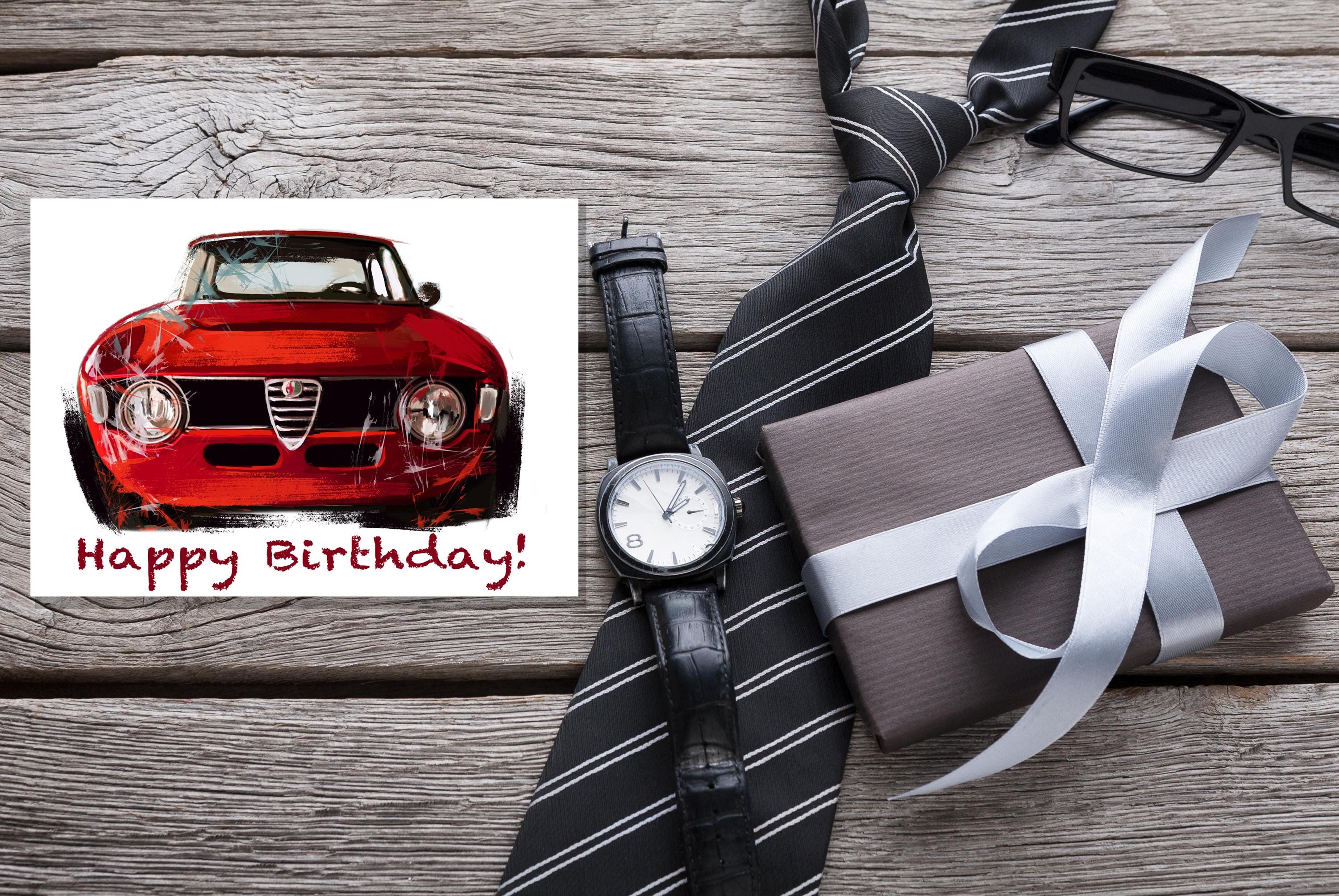 Alfa Romeo Custom Birthday Card, Alfa Romeo Thank You Card, Alfa ...