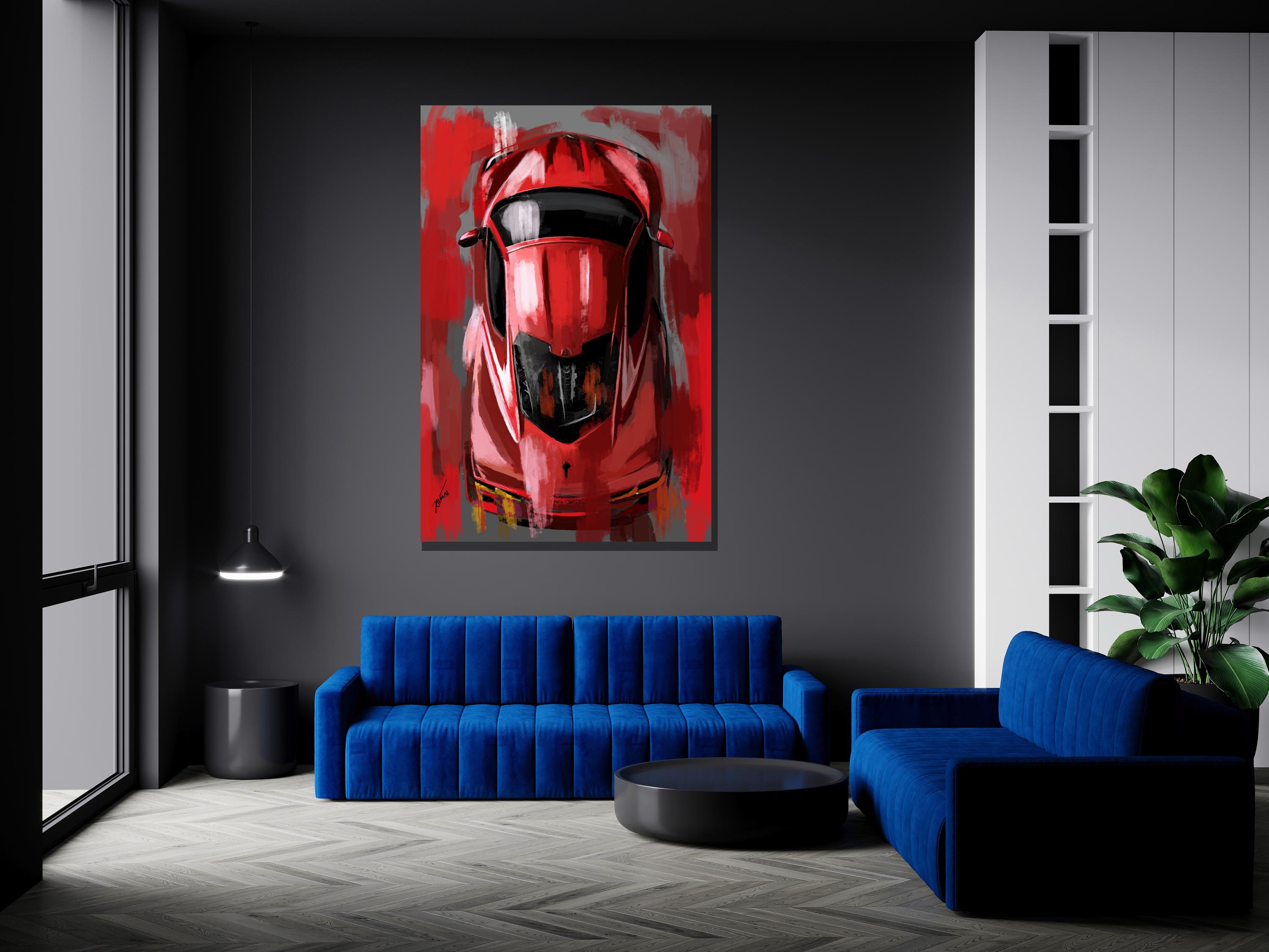 C8 Corvette Art Print, Chevy C8 Artwork, Personalized C8 Corvette ...