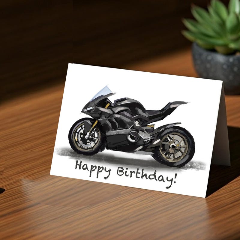 Motorcycle Cards - Etsy