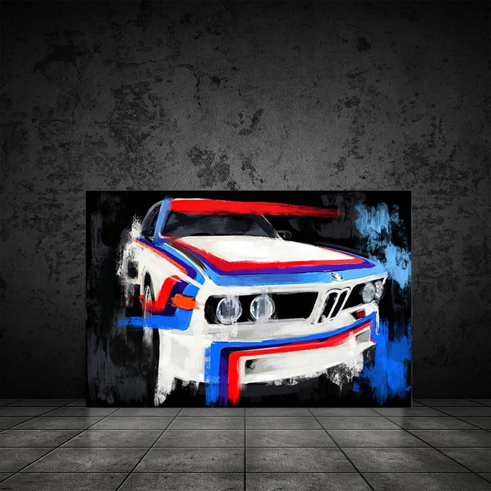 BMW M3 Automotive Art | Performance Car Canvas Print | Race Car Wall ...