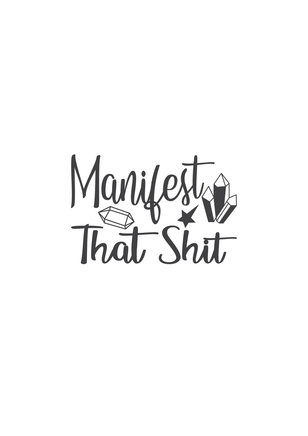Manifest That Shit Printable Download - Etsy