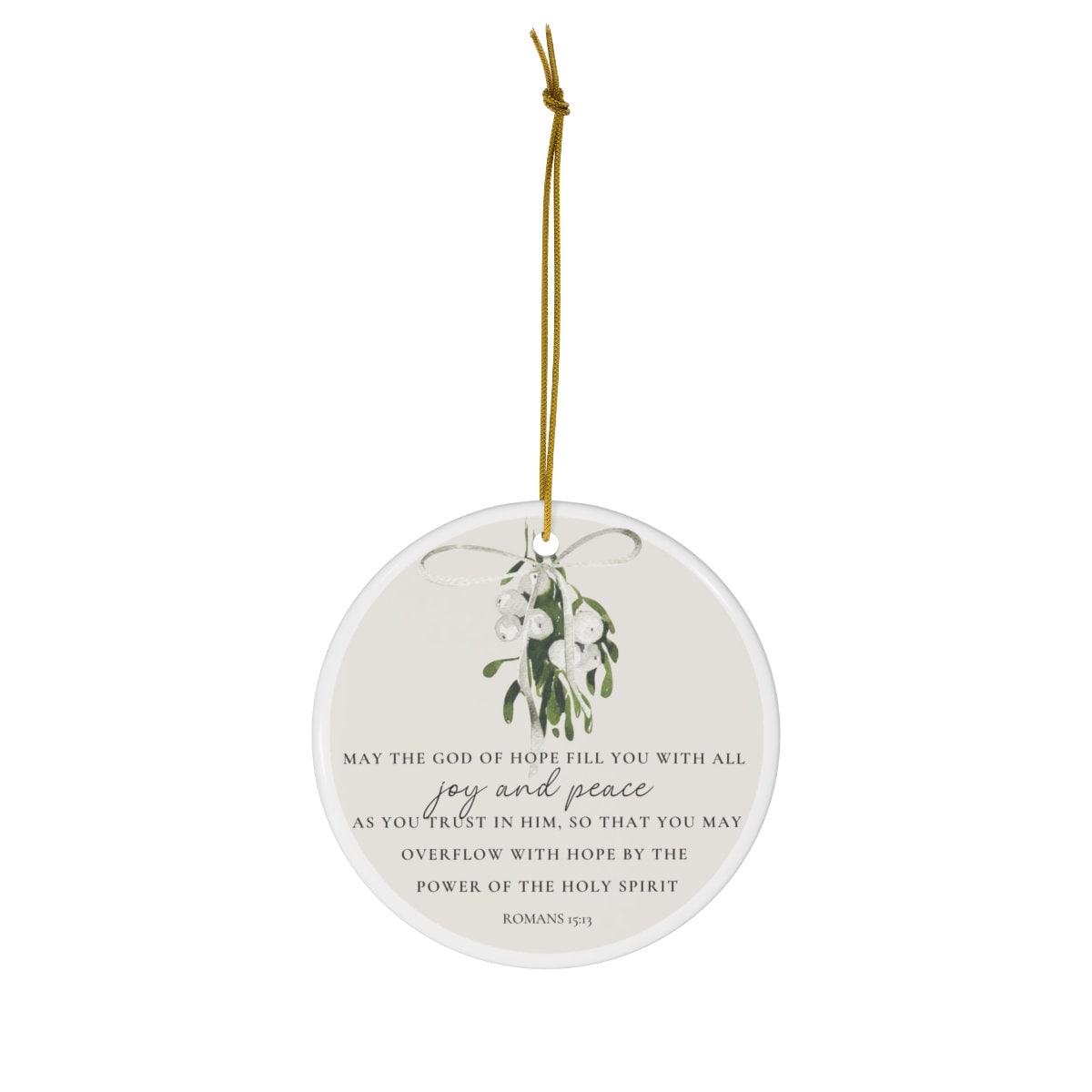 Christian Ornament Bible Verse Ornament Scripture Ornament - Etsy