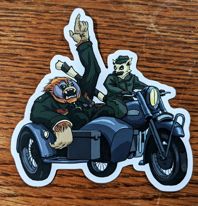 Sidecar Sapiens Sticker - Etsy