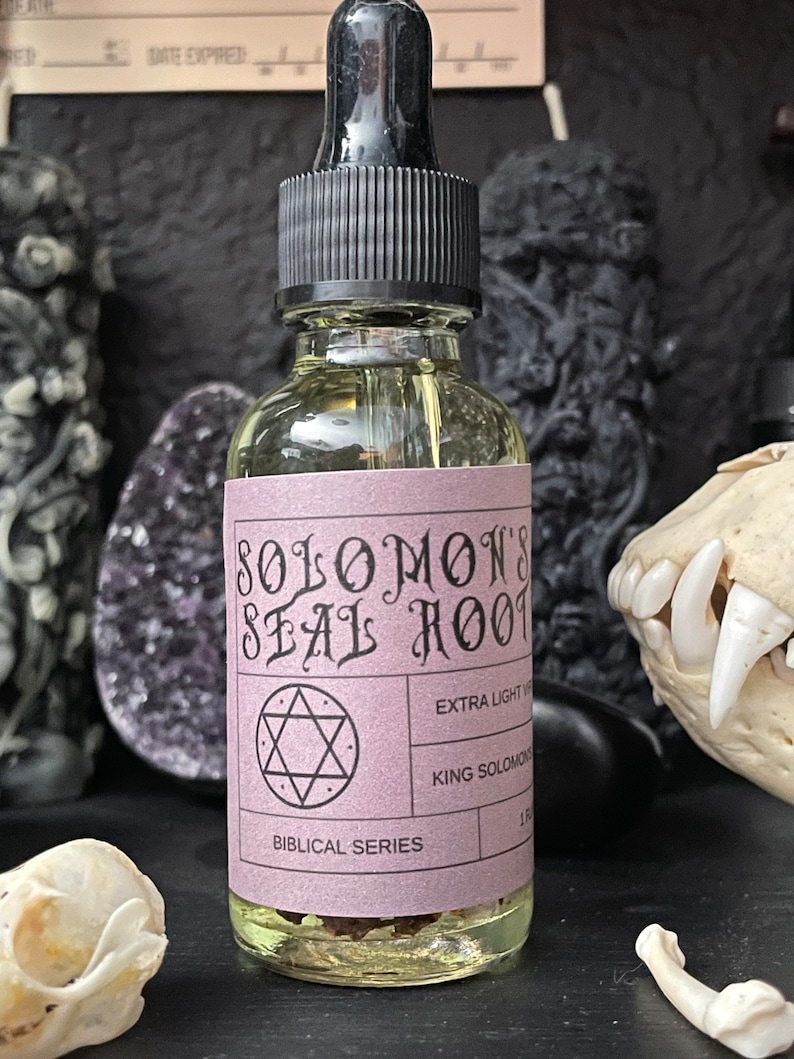 Solomon's Seal Root Oil - King Solomon Oil (with Shaved Root) - Etsy