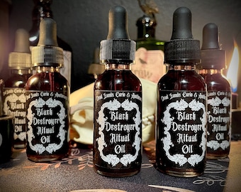 Negro Destructor Aceite / Black Destroyer Oil - Etsy