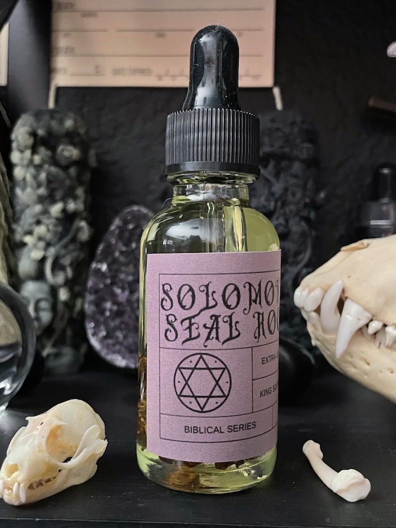 Solomon's Seal Root Oil - King Solomon Oil (with Shaved Root) - Etsy