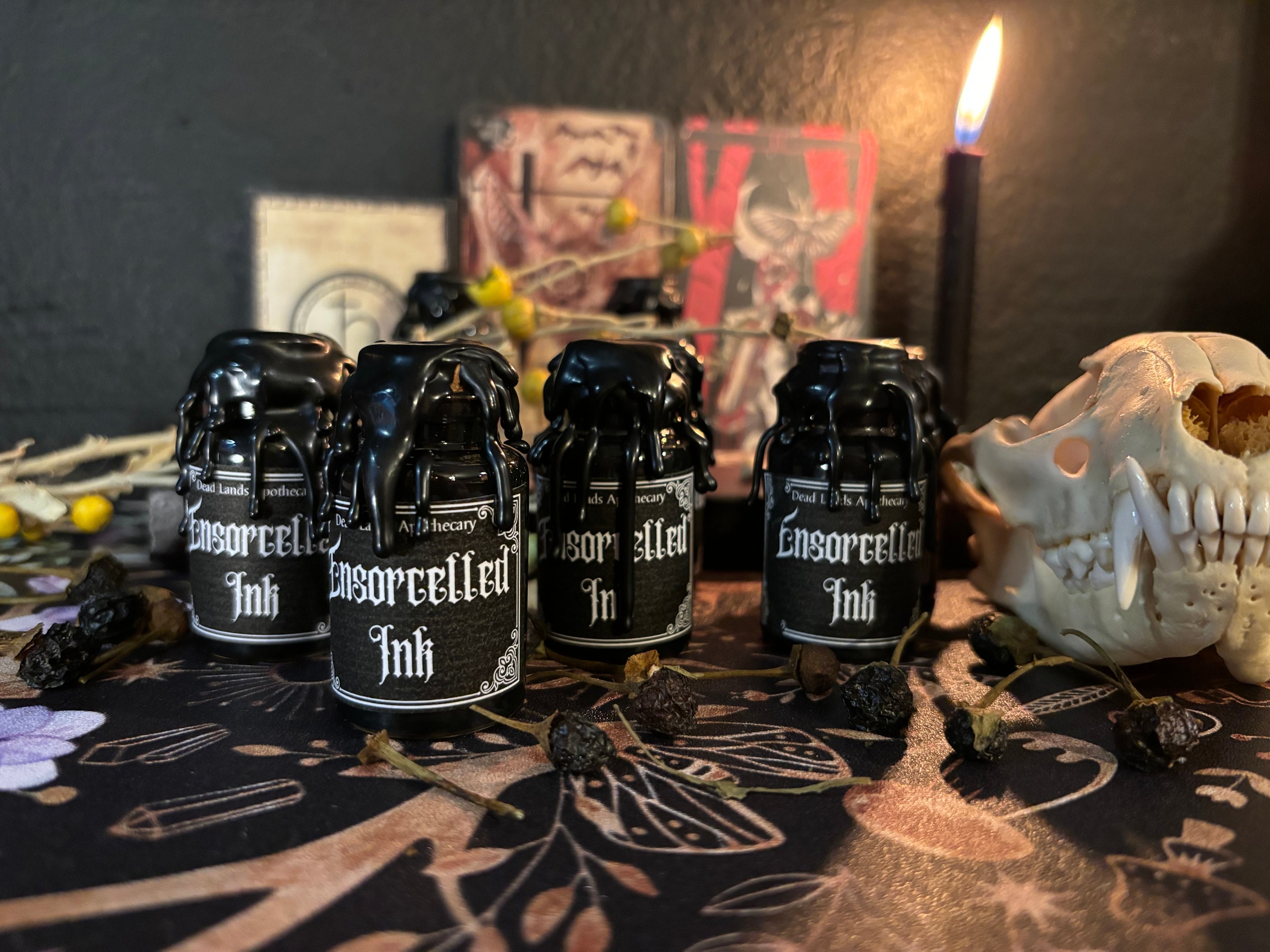 Ensorcelled Ink - Baneful Dark Moon Formulae - Etsy