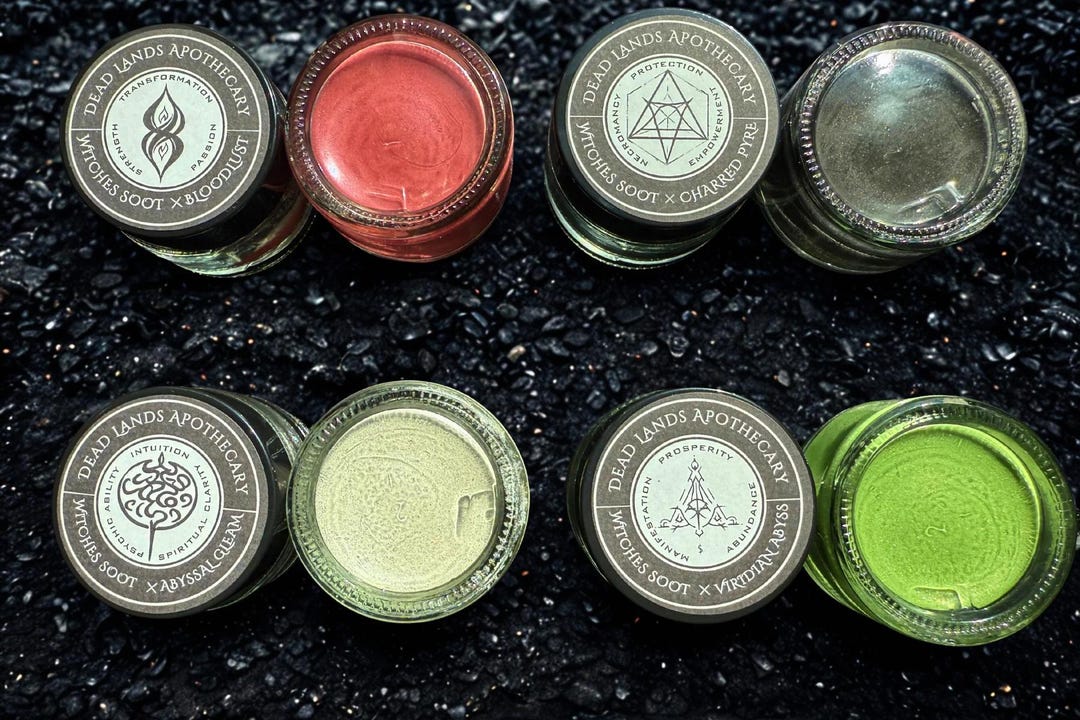 Witches Soot - Pigmented Ritual Powders - Etsy