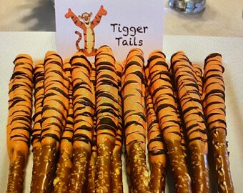 Winnie the Pooh Tigger Tails Food Pretzels - Etsy