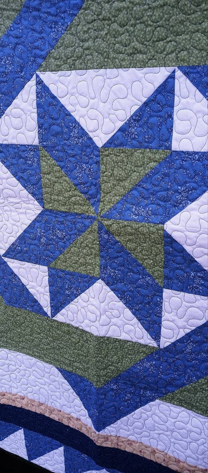 Pinwheel Star Quilt - Etsy