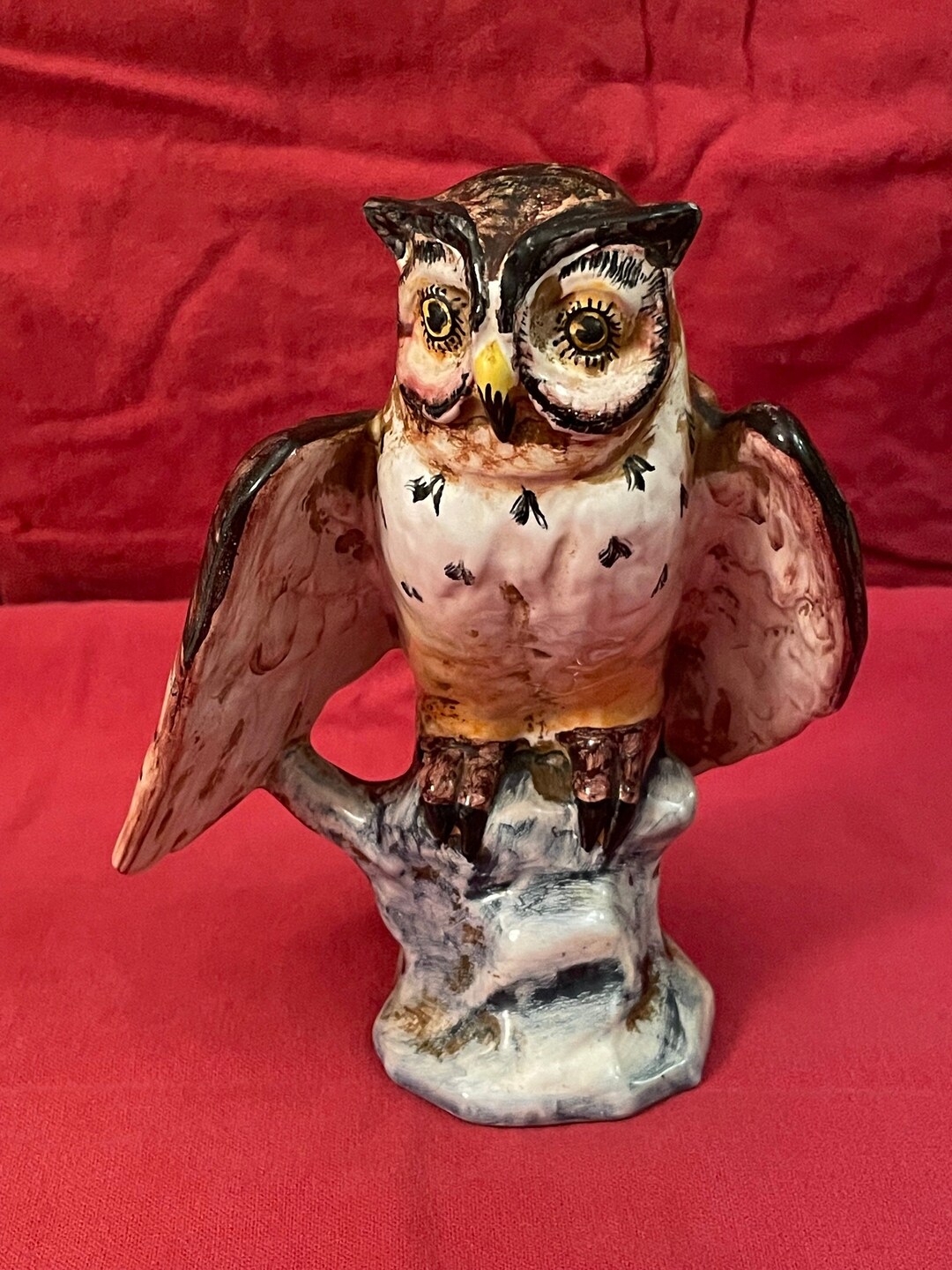 Vintage Ugo Zaccagnini Pottery Owl Signed and Numbered - Etsy
