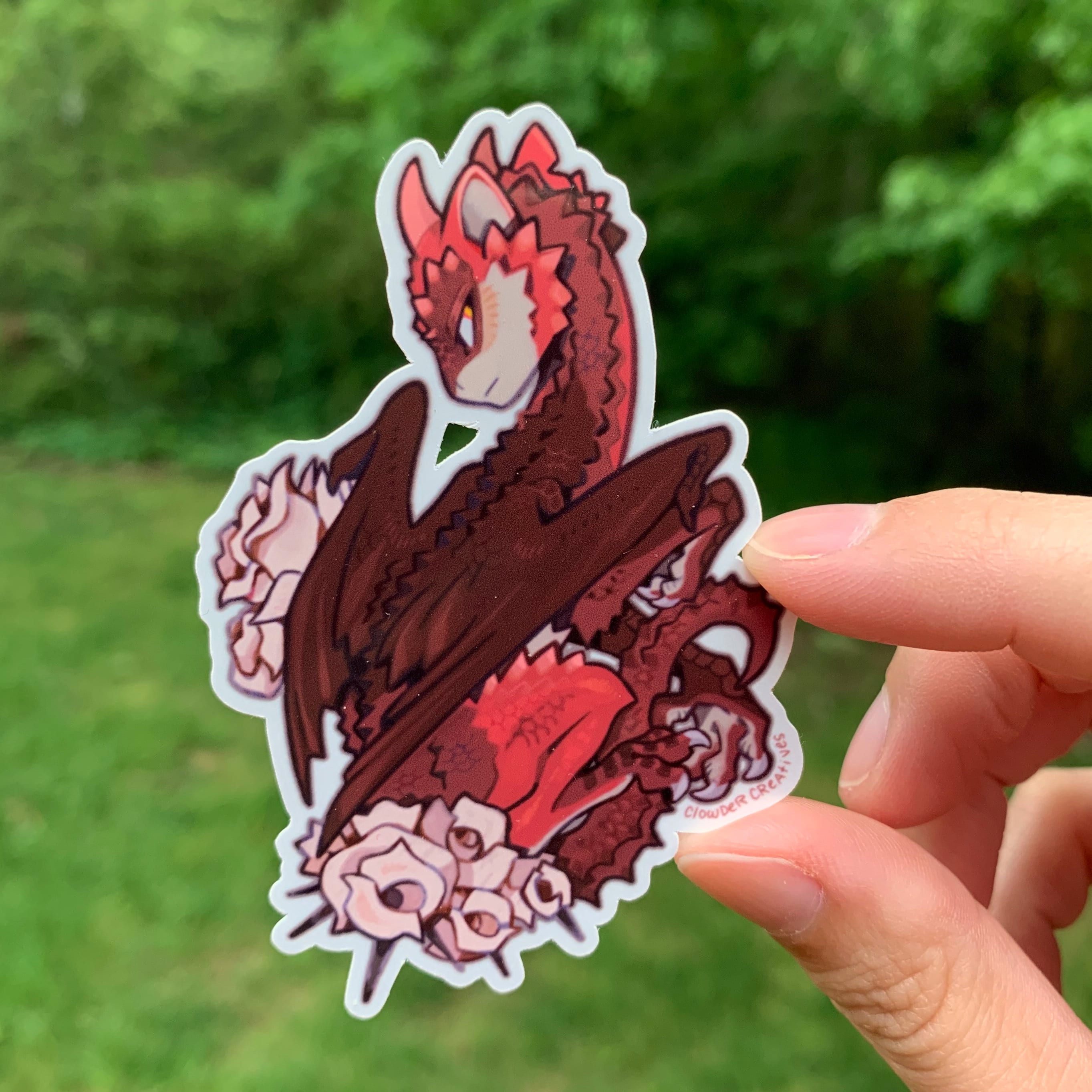 Pack of 5 Dragon Vinyl Stickers - Etsy