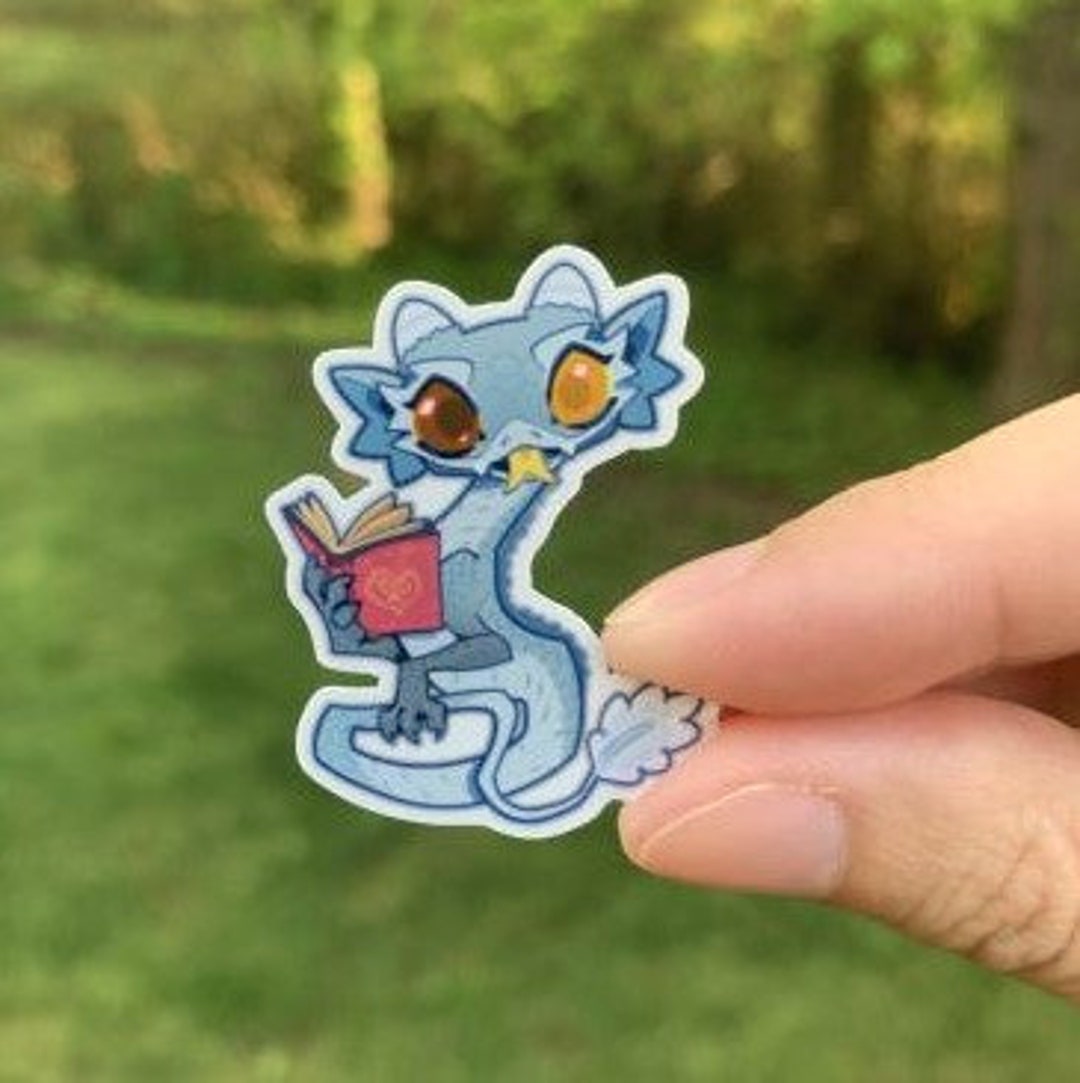 Baby Book Wyrm Vinyl Sticker - Etsy