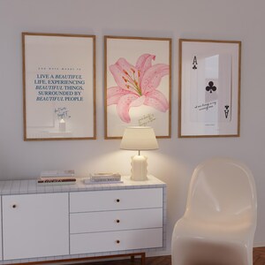 INSPIRATIONAL Beautiful Life Poster| That Girl Wall Art| Wall Decor for ...