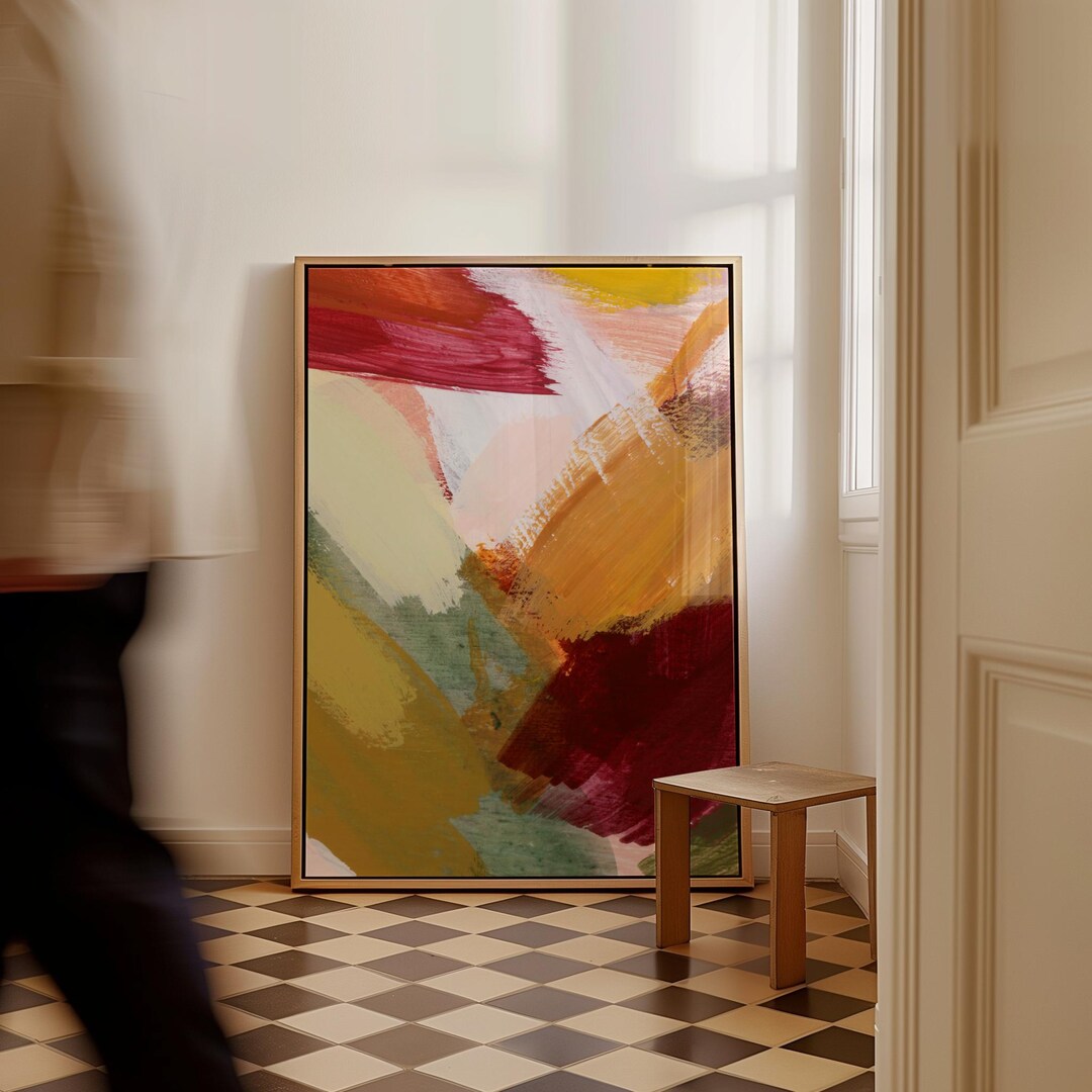 Multi Abstract Painting Printable - Etsy