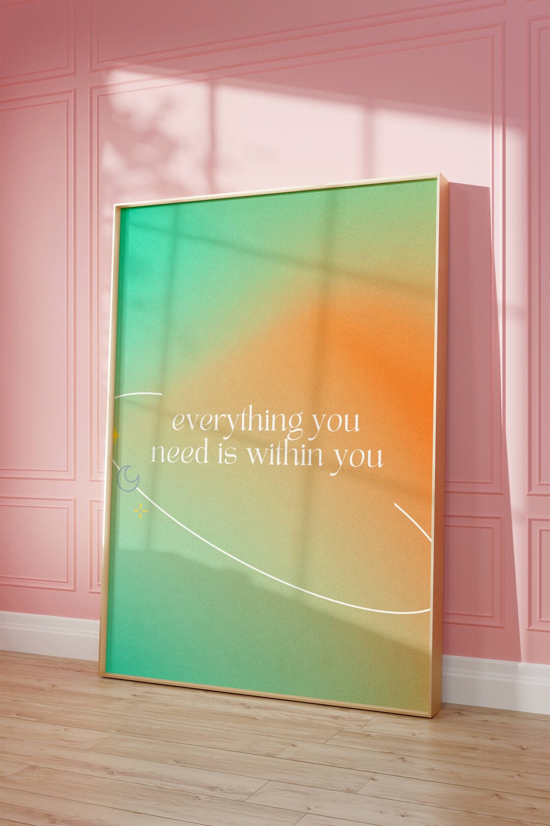 Aura Printable Wall Art, Spiritual Art Print, Aura Poster, Gradient ...