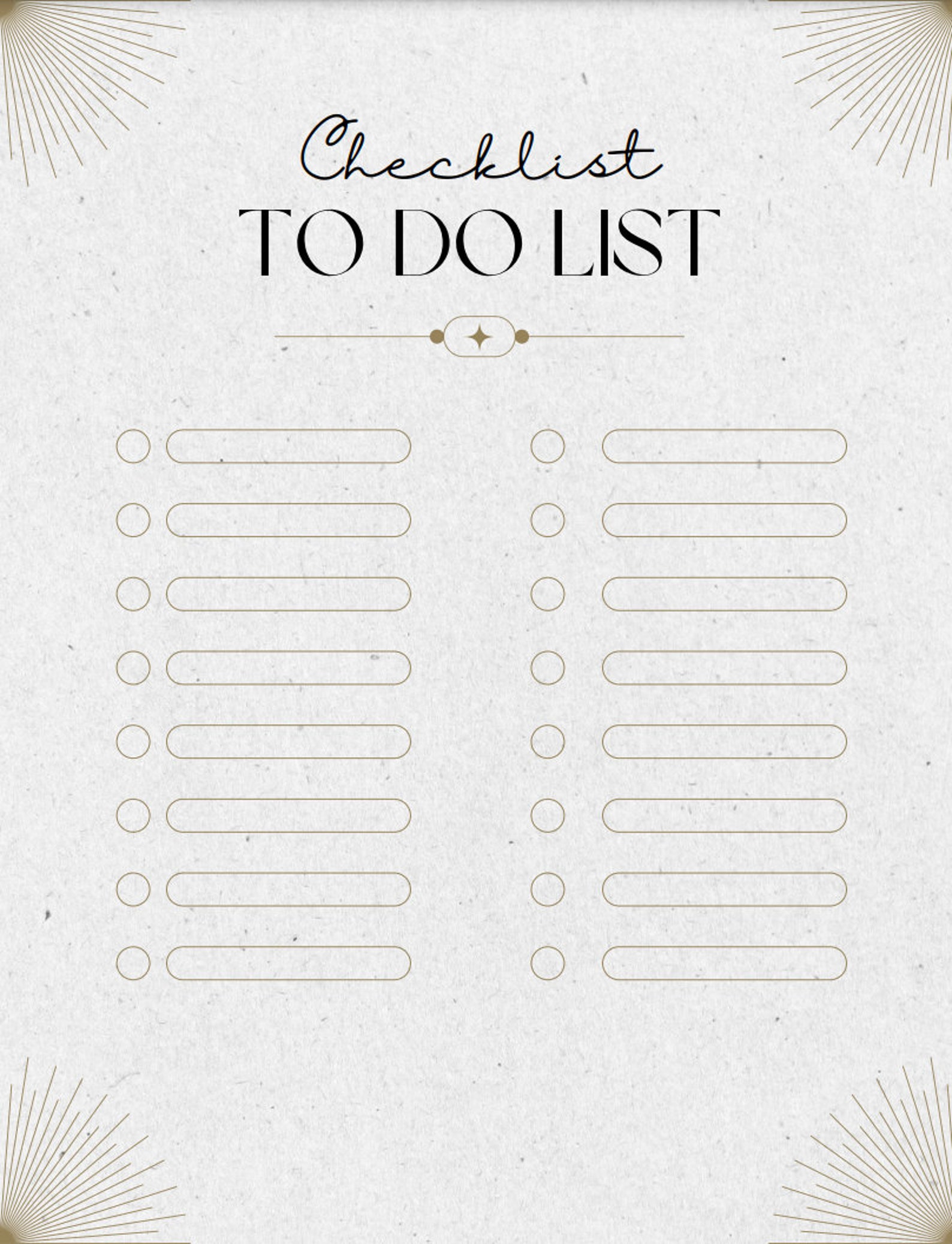 Checklist To-do List - Etsy