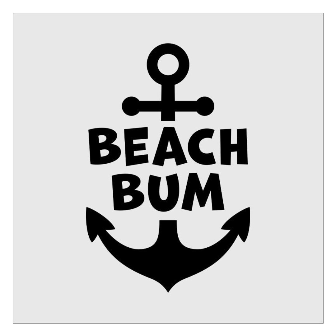 Beach Bum Screen Print Transfer Ready for Press, Direct to Film ...