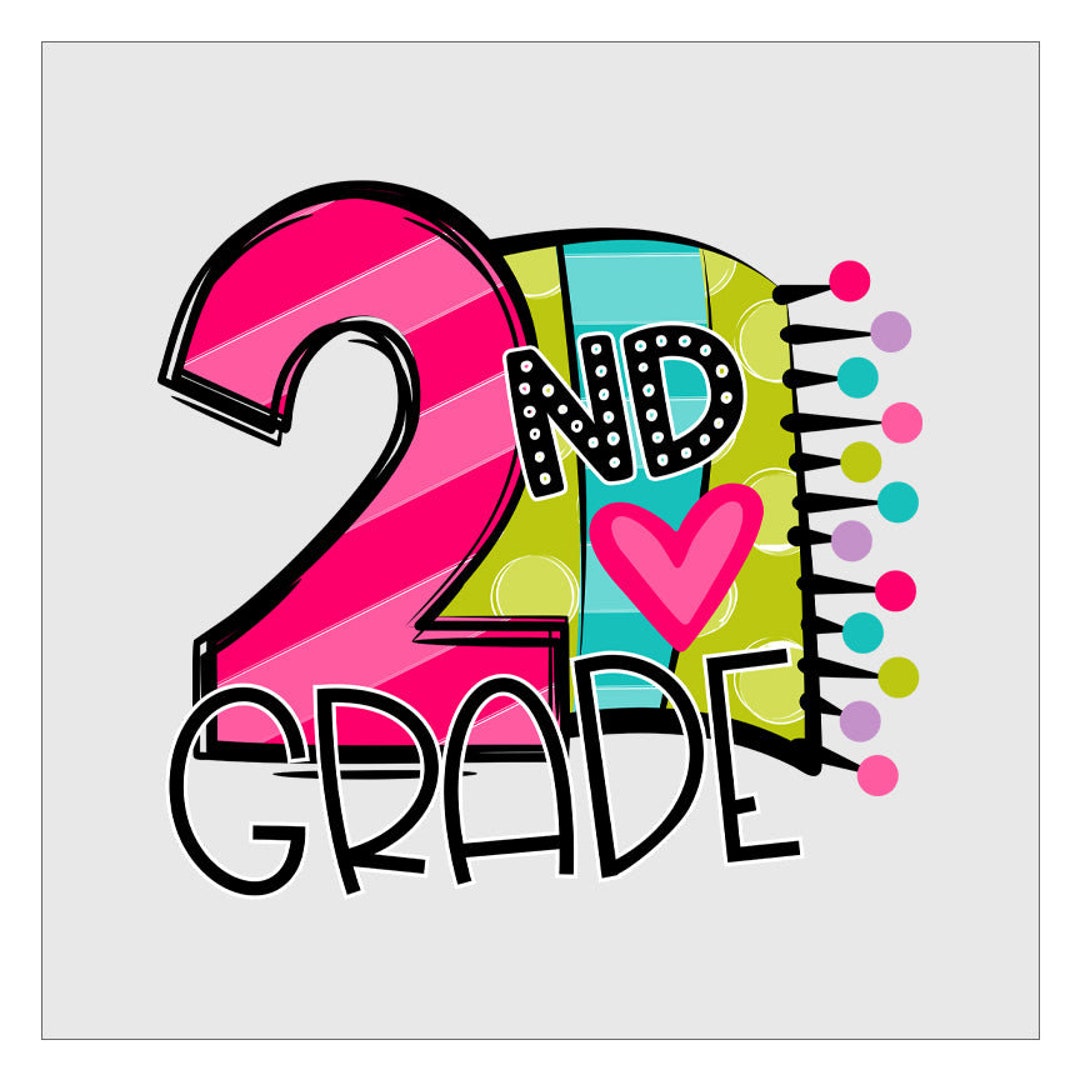 2nd Grade First Day of School Banner Design DTF Transfer Ready for ...