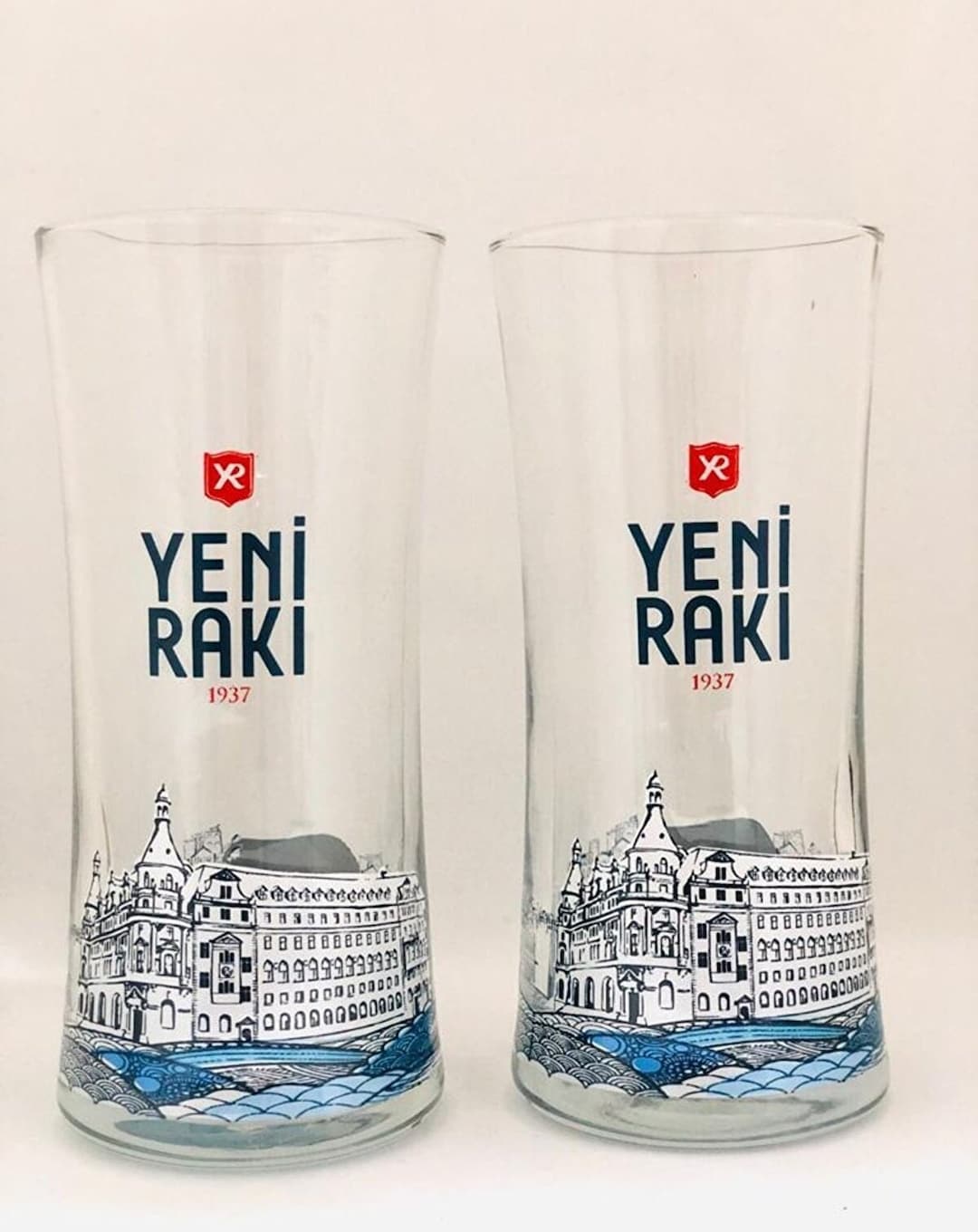 New Raki Kadikoy Theme Raki Glass 6 Pieces free Shipping - Etsy