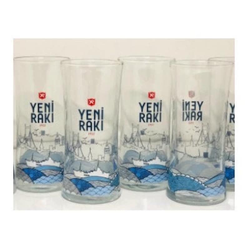 New Raki Istanbul Bosphorus View Theme Raki Glass 6 Pieces - Etsy