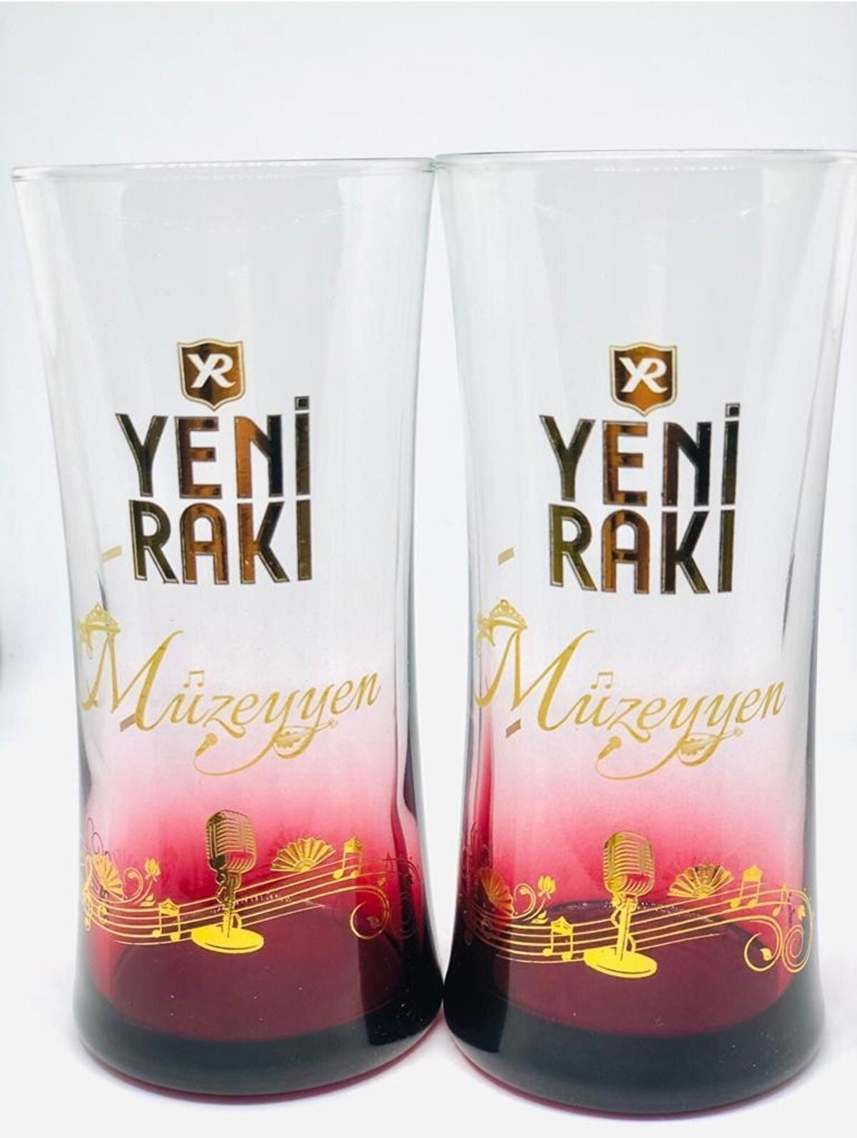 New Raki Muzeyyen Theme Raki Glass 2 Pieces free Shipping - Etsy