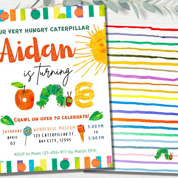 Caterpillar Theme - Etsy