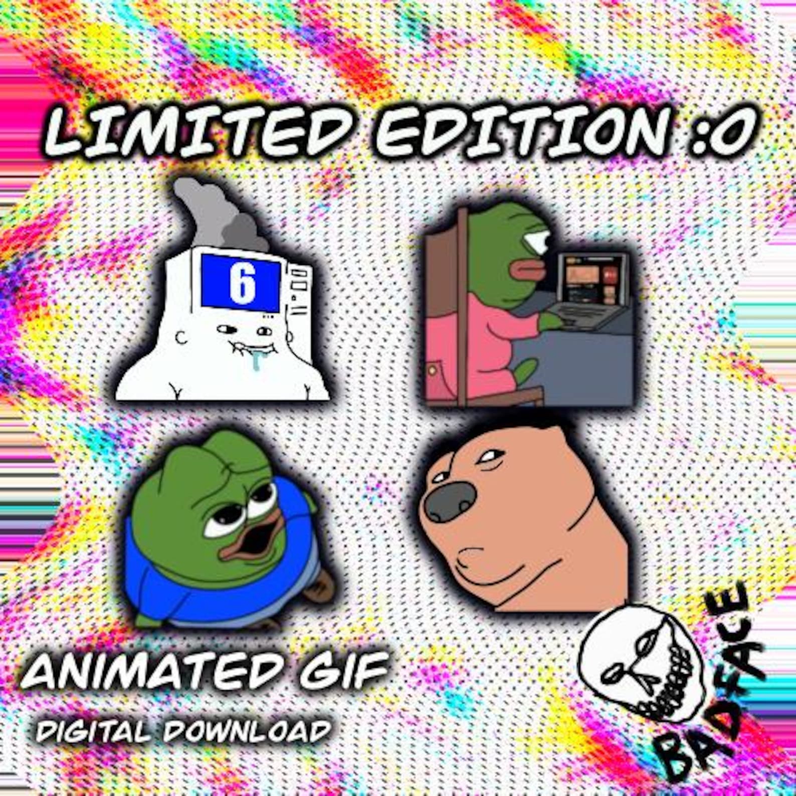 Animated Pepe Meme Emotes Pack | Twitch Discord Chat Reactions (digital ...