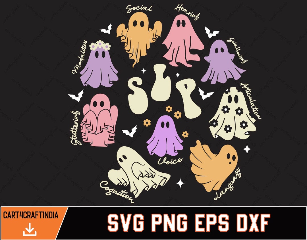 Spooky Speech Therapy SVG for Slps Halloween SVG - Etsy