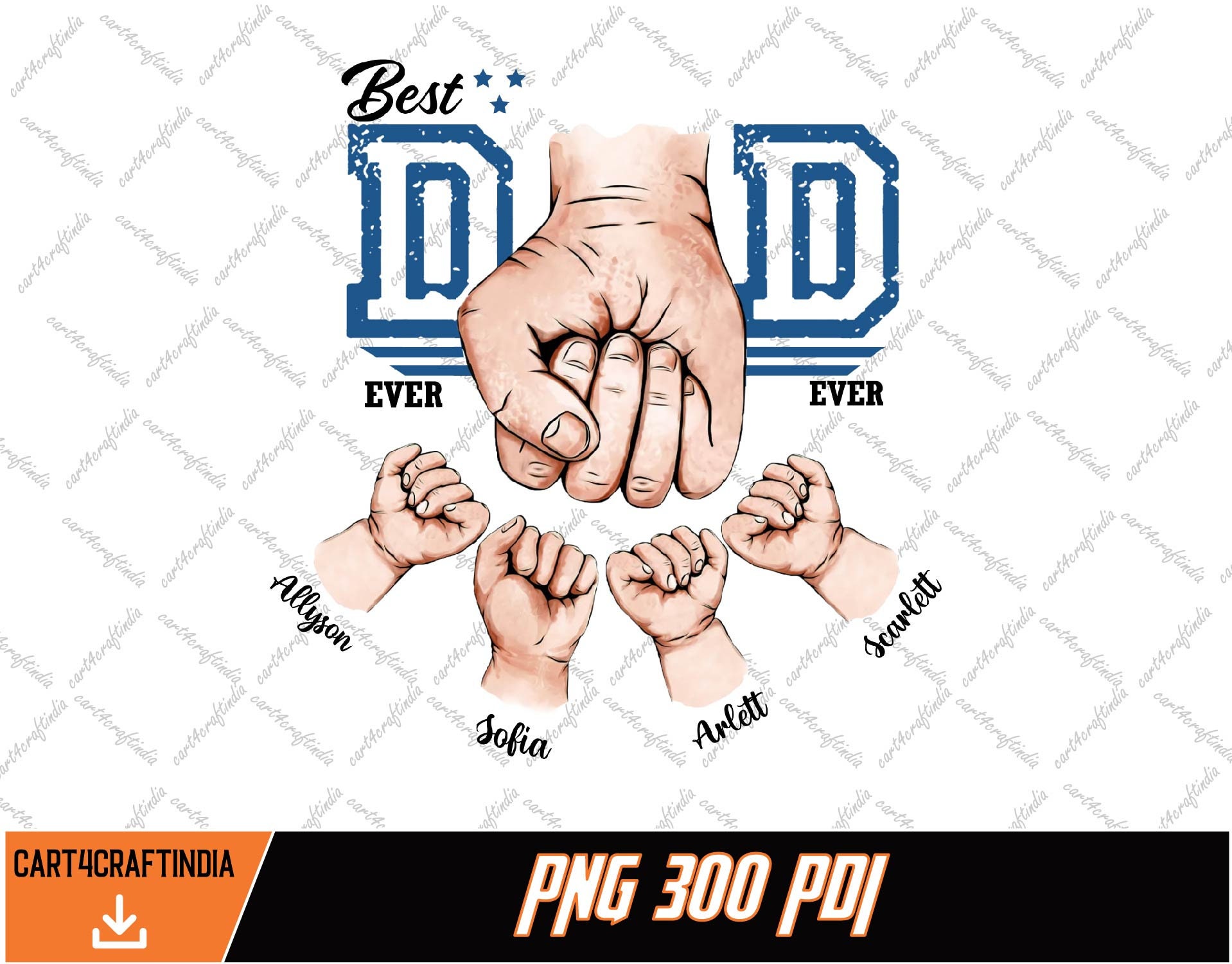 Father's Day Png Personalized Best Dad Ever Png Dad Png - Etsy