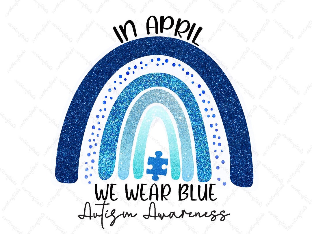 Autism Rainbow Png, Autism Awareness Png, Autism Png, Blue Autism Png ...