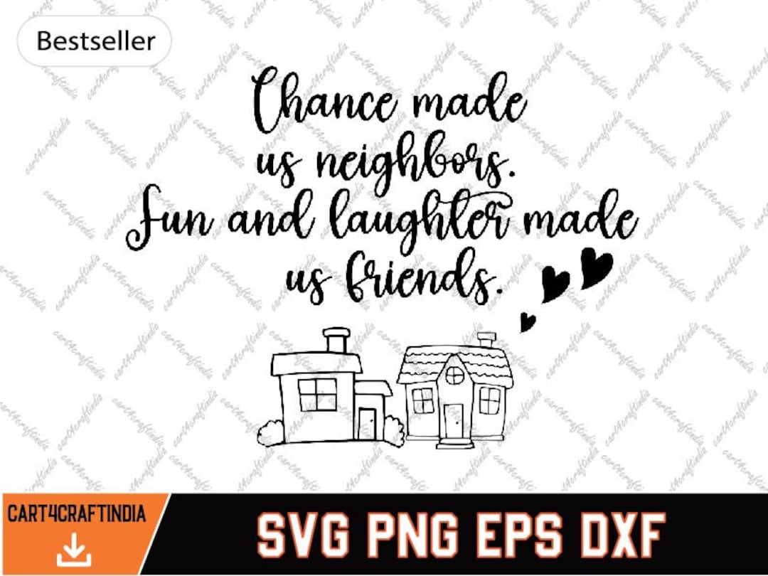 Neighbor SVG for a Merry Christmas in the Neighborhood - Etsy