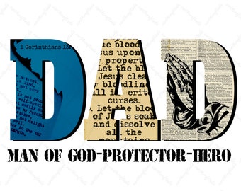 Bible Art Christian Dad Svg Png Eps Pdf Dxf Files Man of God, Husband ...