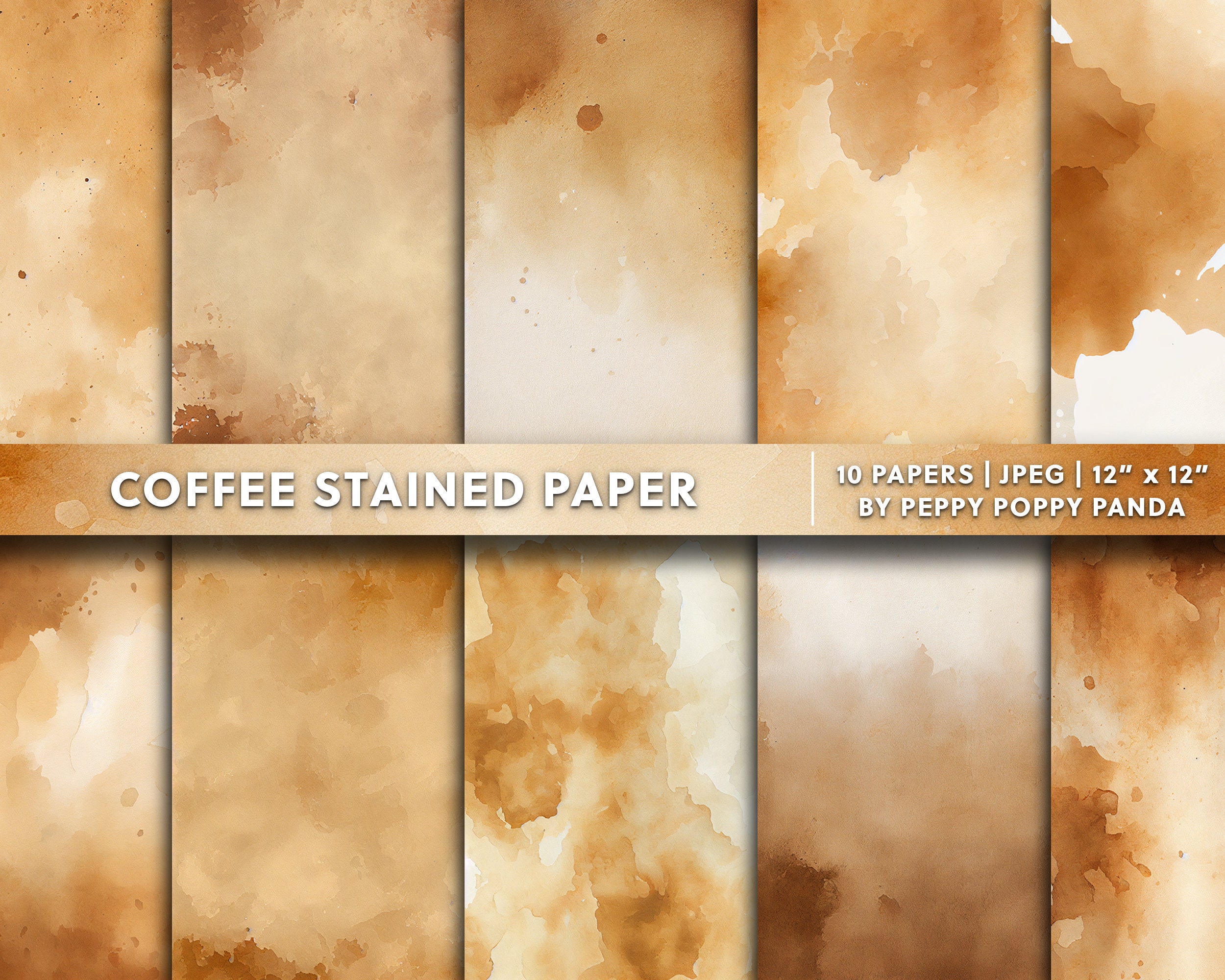 Coffee Spill Texture