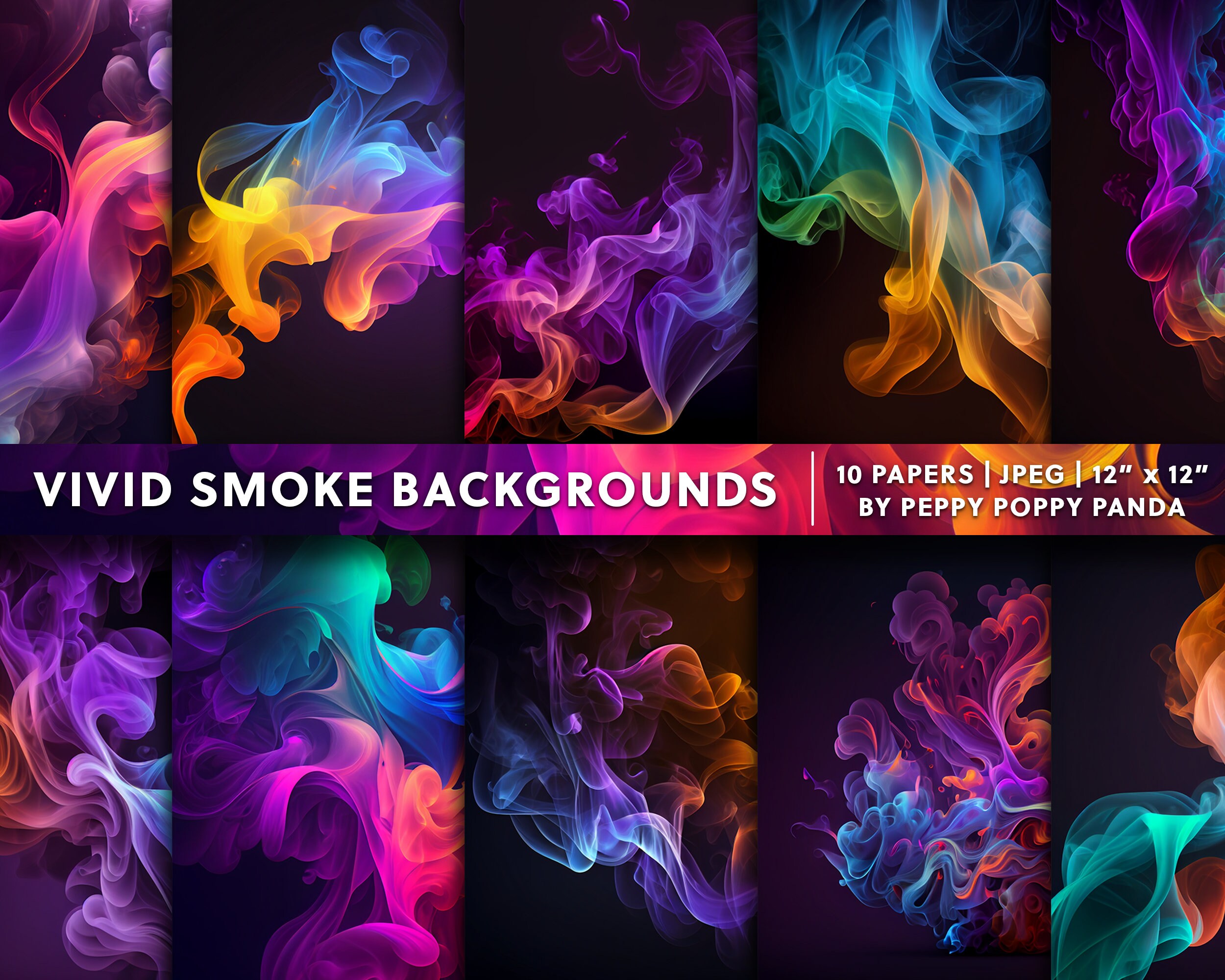 Colorful Smoke Backgrounds