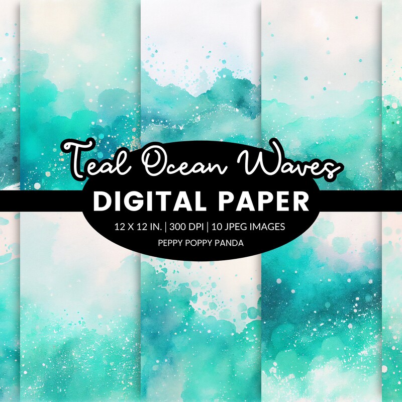 Ocean Watercolor - Etsy