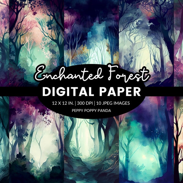 Enchanted Forest Backdrop - Etsy