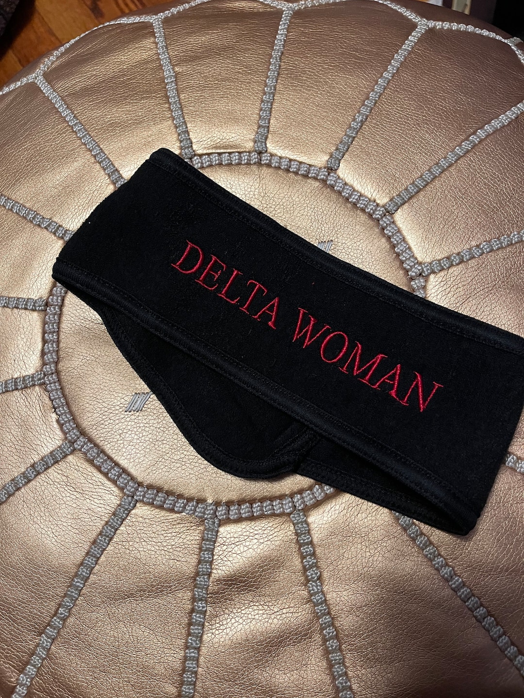 Delta Sigma Theta "delta Woman" Spa Headband - Etsy