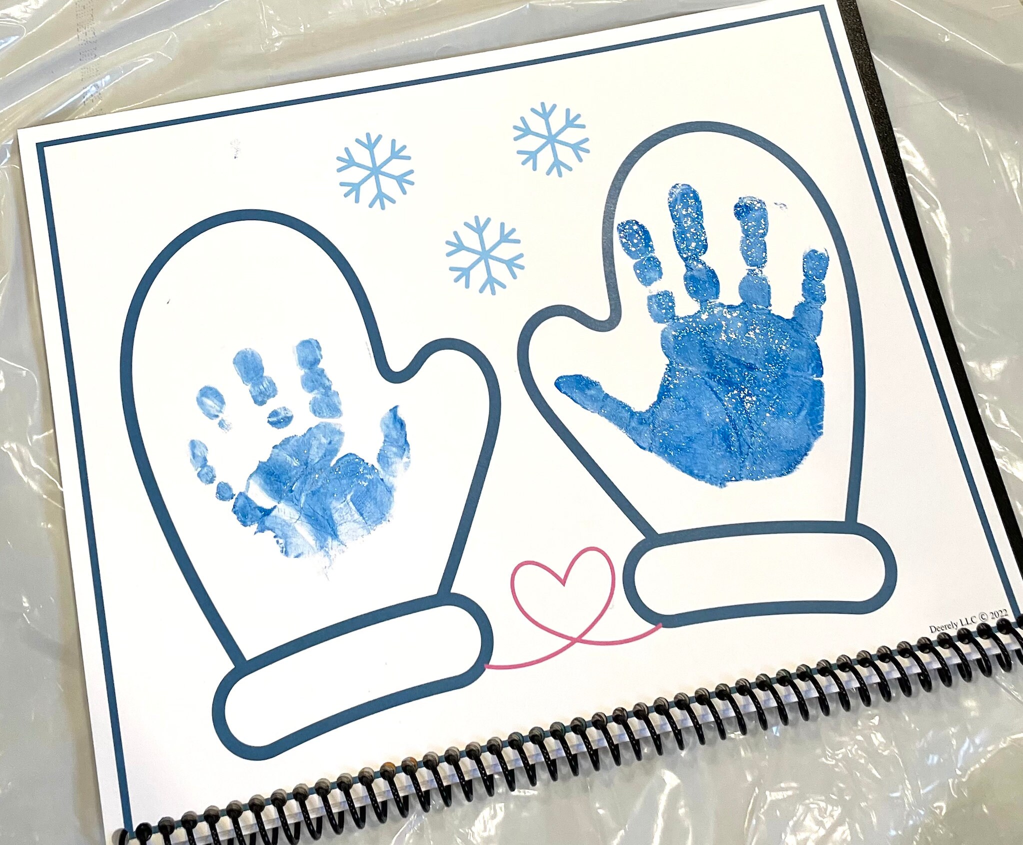 2023 Handprint and Footprint Monthly Calendar Instant - Etsy