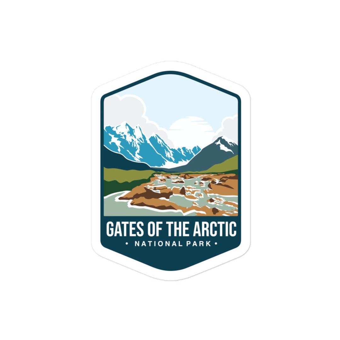 Gates of the Arctic National Park - Bubble-free Stickers - Etsy