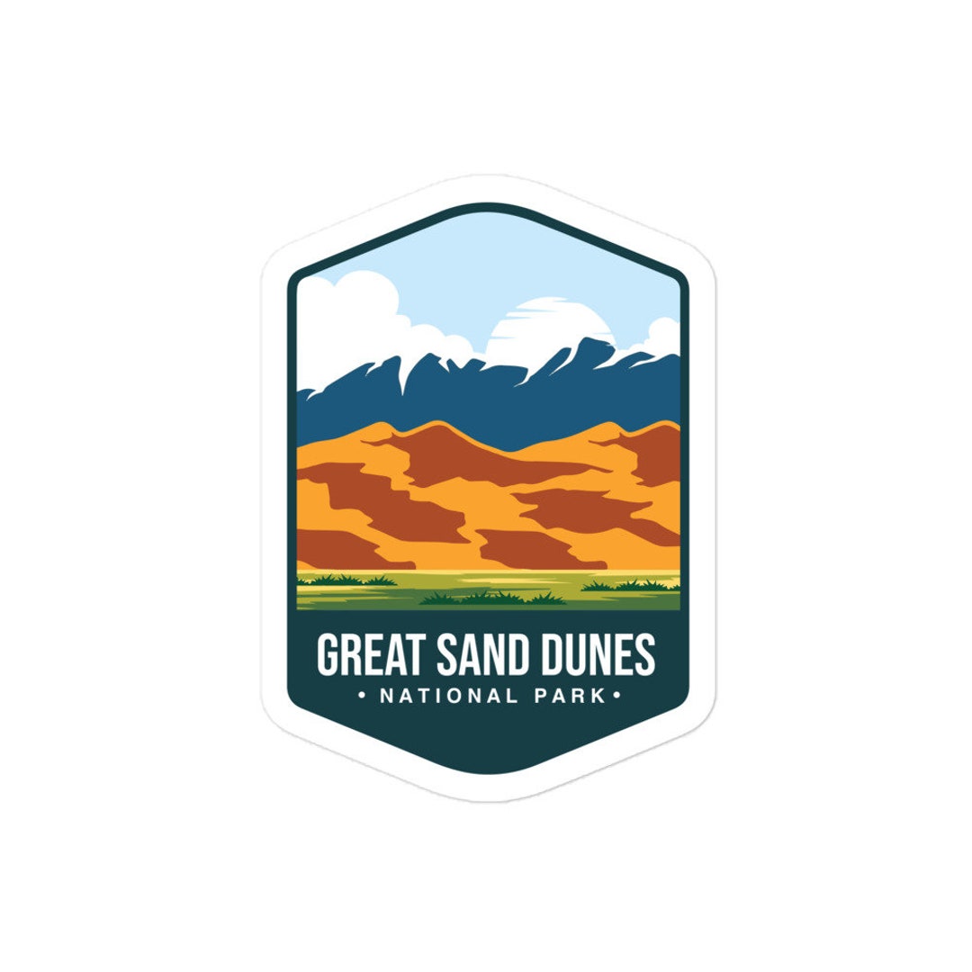 Great Sand Dunes National Park - Bubble-free Stickers - Etsy