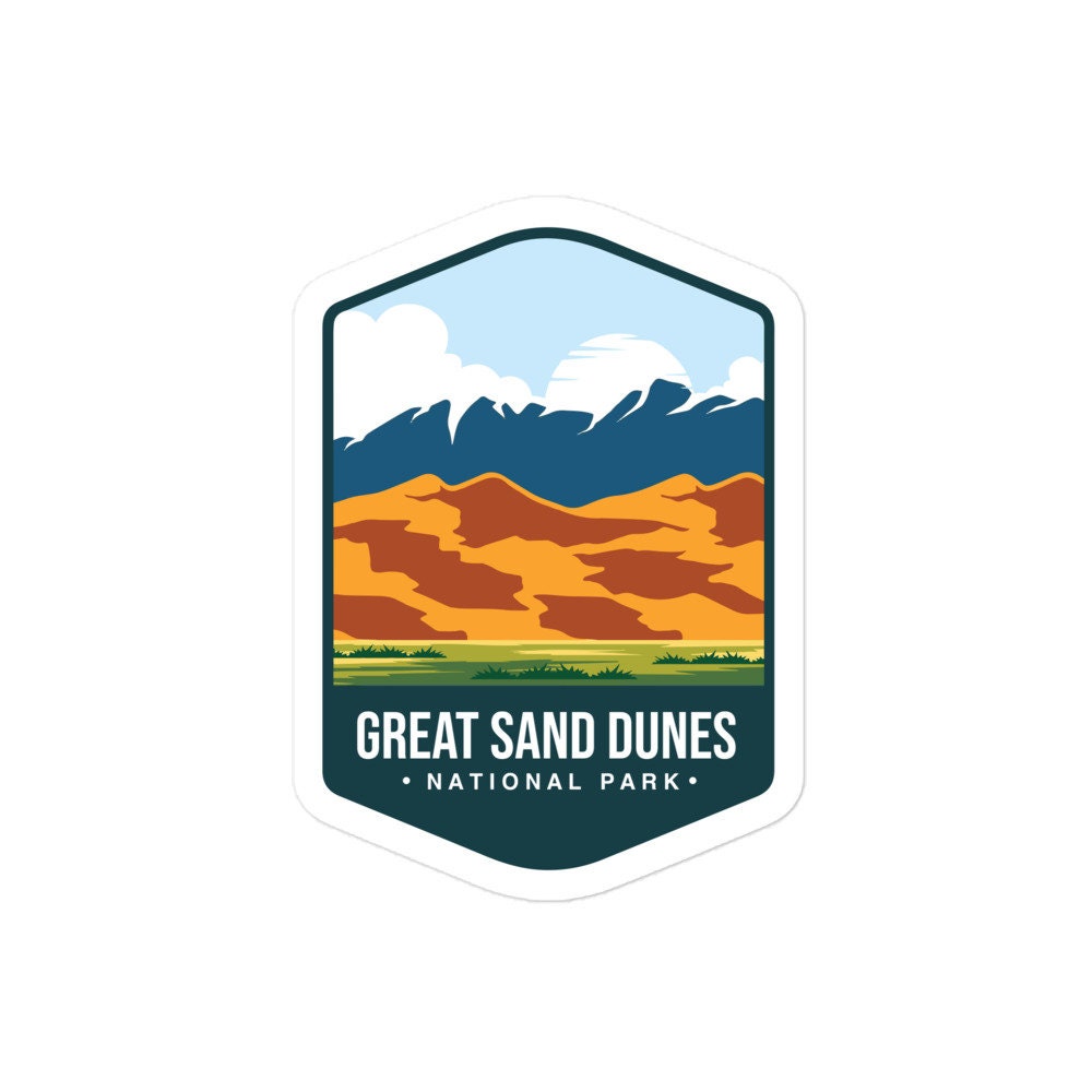 Great Sand Dunes National Park Bubble-free Stickers - Etsy