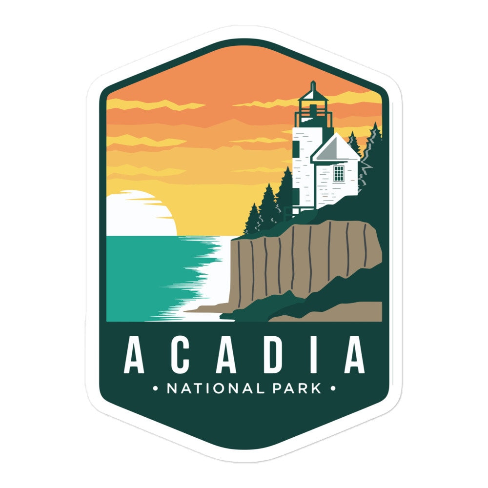 Acadia National Park Bubble-free Stickers - Etsy