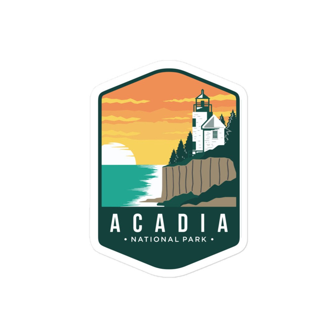 Acadia National Park - Bubble-free Stickers - Etsy