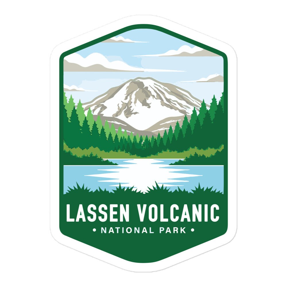 Lassen Volcano National Park Bubble-free Stickers - Etsy