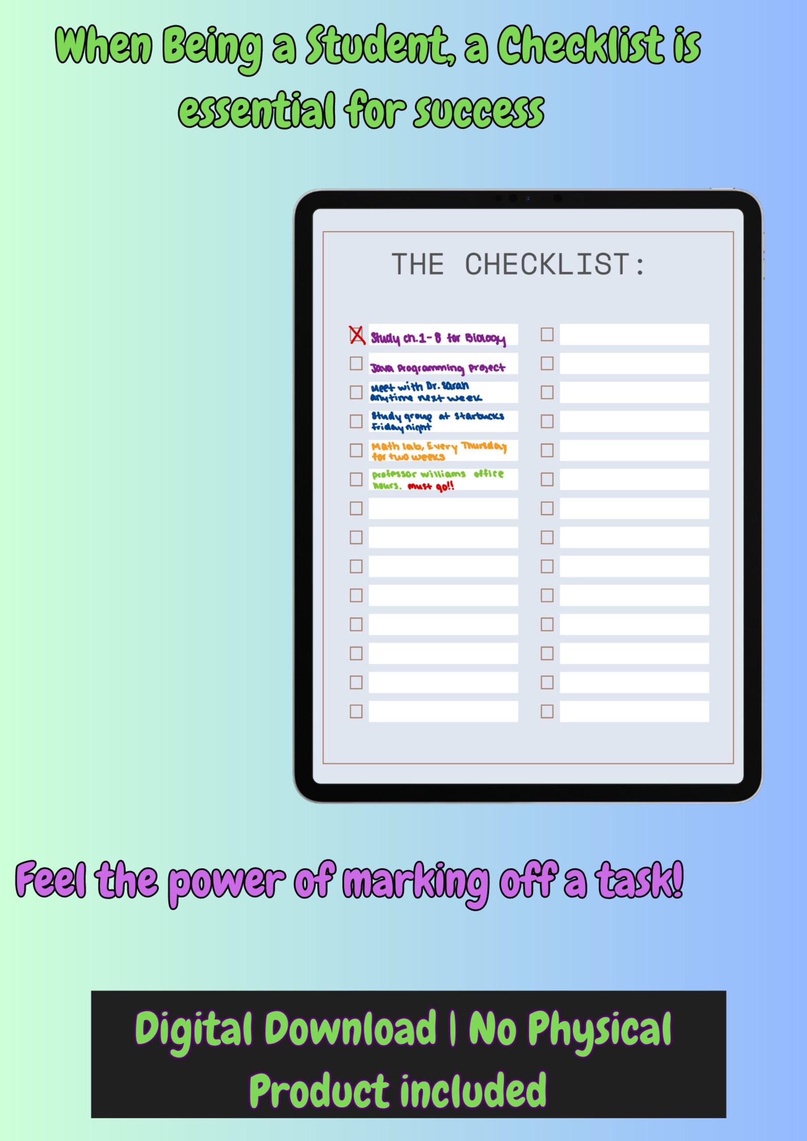 Student Planner | Academic Planner | College Planner | Digital Planner ...