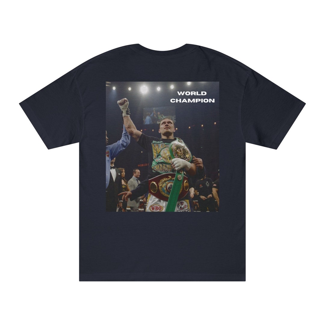 Usyk World Champion Boxing Shirt, Oleksandr Usyk Vs Tyson Fury Boxing ...