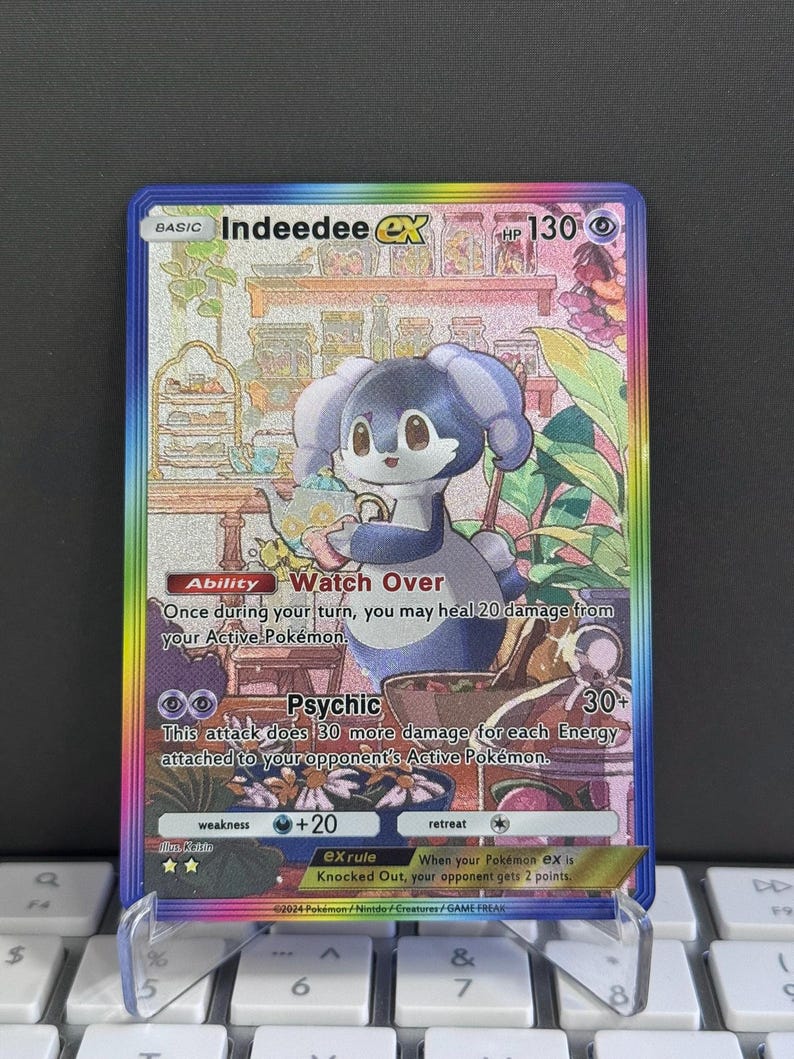 Custom TCG Pocket [ENG] Indeedee Ex - Textured Shinning - Etsy